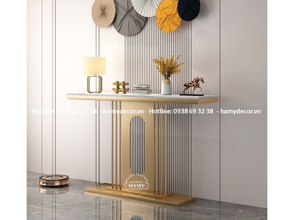 Chân bàn console inox mạ vàng giá bao nhiêu? - 198